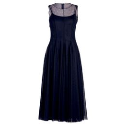 Vera Mont Damen Cocktailkleid "Damen figurbetont", blau, festlich, Gr. 40, T&uuml;ll, Obermaterial: 100% Polyester. Futter: 100% Polyester, Kleider,