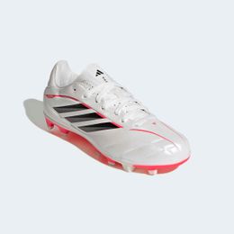M&auml;dchen Fu&szlig;ballschuh "COPA PURE IV CLUB KIDS, FESTE/GEMISCHTE B&Ouml;DEN", adidas Performance, Gr. 33, wei&szlig;, Synthetik, Schuhe, f&uuml;r viele verschiedene