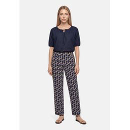 Betty Barclay Damen Schlupfhose "Damen mit Eingrifftaschen", blau, Gr. 44, Jersey, Obermaterial: 94% Polyester, 6% Elasthan, Hosen