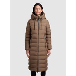 Khujo Damen Steppmantel "SIMMIE", braun, Gr. L, unifarben, Steppware, Obermaterial: 100% Polyester. Futter: 100% Nylon. Wattierung: 100% Polyester,