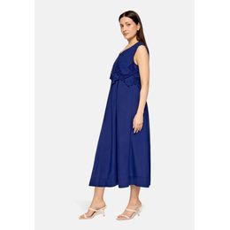 Betty Barclay Damen Midikleid "Damen mit V-Ausschnitt"electric blau, Gr. 36, Obermaterial: 69% Baumwolle, 29% Polyamid, 02% Elasthan, Kleider