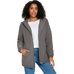 Damen Jacke anthrazit, Gr&ouml;&szlig;e 50