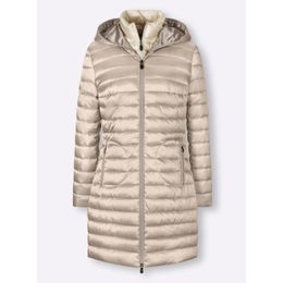 Heine Witt Damen Steppjacke mit herausnehmbarem Einsatz, anthrazit-steingrau, Gr&ouml;&szlig;e 40