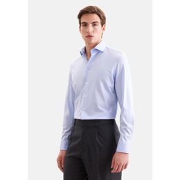 Seidensticker Herren Businesshemd "Schwarze Rose", blau, Gr. 39, unifarben, 50% Baumwolle, 50% Modal, Hemden, Slim 1/1 Kentkragen Uni
