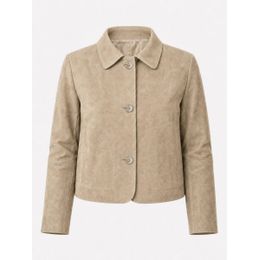 RICANO Damen Bolerojacke "Lederjacke Jeena", beige, Gr. XL, Obermaterial: 100% Lammnappaleder LANA. Futter: 100% Polyester PES., Jacken,