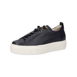 Paul Green Damen Sneaker "Paul Green Sneaker Glattleder", Gr. 41, blau, Glattleder, Schuhe