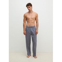 Marc O'Polo MARC O'POLO Herren Loungehose, Gr. L, blau, Web, Obermaterial: 100% Baumwolle, Hosen