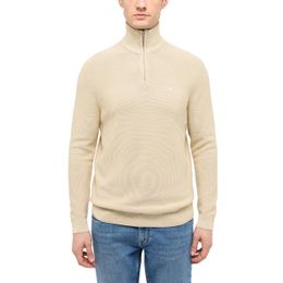 Mustang Herren Cardigan "Herren Style Everett"beige, Gr. L, 100% Baumwolle, Strickjacken