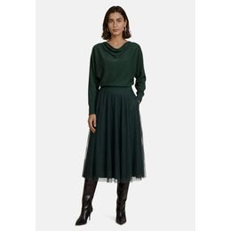 Zero Damen Midirock "Damen"gr&uuml;n forest, Gr. 36, durchscheinend, T&uuml;ll, Obermaterial: 100% Polyester. Futter: 50% Polyester, 50% Viskose. F&uuml;llung:,