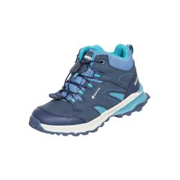 Meindl Kinder Wanderschuh "Meindl Kivo Junior Mid GTX jeans/t&uuml;rkis", Gr. 38jeans, Mesh, Veloursleder, mehrfarbig, Schuhe, Herausnehmbares