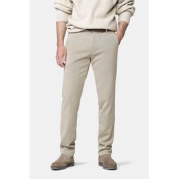 MEYER Herren Chinos "Bonn 2-3615", beige, Gr. 23, unifarben, 60% Baumwolle, 38% Polyester, 2% Elasthan, Hosen, Thermohose, mit Hemdenstopper