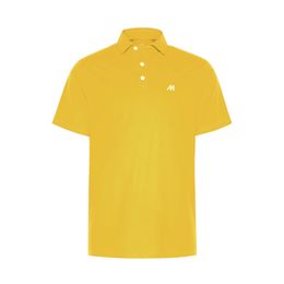 MEYER Herren T-Shirt "Tiger", gelb, Gr. S, uni, Obermaterial: 90% Polyamid PA. 10% Elasthan EL., Shirts, mit UV-Schutz, aus der Golf Serie
