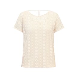 Cartoon Damen Spitzenbluse "Damen mit &uuml;berschnittenen &Auml;rmeln", gelb, Gr. 34, Obermaterial: 100% Baumwolle, Blusen