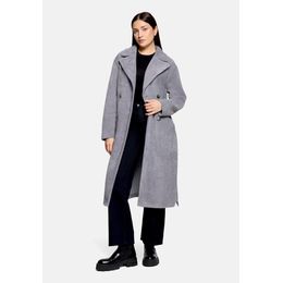 Betty Barclay Damen Wintermantel "Damen mit G&uuml;rtel", grau, Basic, Gr. 48, Obermaterial: 55% Polyester, 45% Polyamid, M&auml;ntel