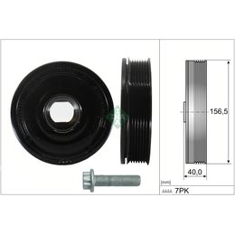 SCHAEFFLER INA Riemenscheibe, Kurbelwelle 544018720 f&uuml;r Vaughall Mercedes NISSAN DACIA