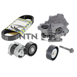 SNR Wasserpumpe + Keilrippenriemensatz kap850010 f&uuml;r BMW