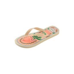 HAVAIANAS T-Bar Sandals 'Top Summer Vibes' female size 41/42 Cream / Blue / Green / Coral
