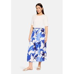 Betty Barclay Damen Midirock "Damen mit Eingrifftaschen", blau, Gr. 36, Obermaterial: 100% Viskose, R&ouml;cke