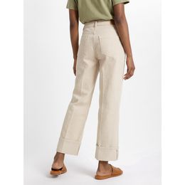 someday Hose 'Corah Turn Up Sleek' Damen Gr&ouml;&szlig;e 34 beige