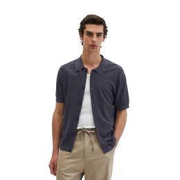Marc O'Polo MARC O'POLO Herren Cardigan "aus Bio-Baumwolle und Leinen", grau, Gr. L, unifarben, Obermaterial: 90% Baumwolle, 10% Leinen, Strickjacken