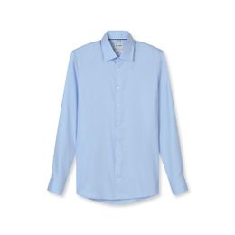 OLYMP Herren Businesshemd "OLYMP Level Five, Body Fit, New York Kent mit extra langem Arm", blau, Gr. 39, 97% Baumwolle, 3% Elastolefin, Hemden