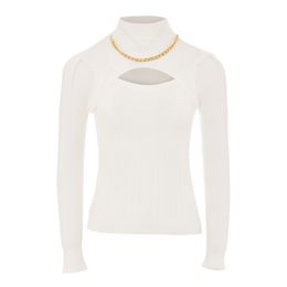 Nascita Pullover Damen Gr&ouml;&szlig;e XS/S gold / wei&szlig;