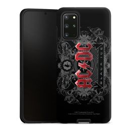 DeinDesign Galaxy S20 Plus Handy Panzer Handyh&uuml;lle robuste Outdoor H&uuml;lle Schutzh&uuml;lle matt Merchandise Black Ice Acdc Tough Case