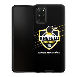 DeinDesign Galaxy S20 Plus Handy Panzer Handyh&uuml;lle robuste Outdoor H&uuml;lle Schutzh&uuml;lle matt Sports Krefeld Pinguine Ice Hockey Tough Case
