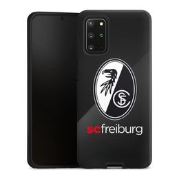 DeinDesign Galaxy S20 Plus Handy Panzer Handyh&uuml;lle robuste Outdoor H&uuml;lle Schutzh&uuml;lle matt Sc Freiburg Lettering Logo Tough Case