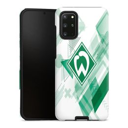 DeinDesign Galaxy S20 Plus Handy Panzer Handyh&uuml;lle robuste Outdoor H&uuml;lle Schutzh&uuml;lle matt Official Licensed Product Sv Werder Bremen Muster Tough Case
