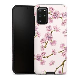 DeinDesign Galaxy S20 Plus Handy Panzer Handyh&uuml;lle robuste Outdoor H&uuml;lle Schutzh&uuml;lle matt Cherry Blossom Girl Style Spring Tough Case