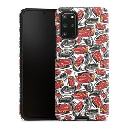 DeinDesign Galaxy S20 Plus Handy Panzer Handyh&uuml;lle robuste Outdoor H&uuml;lle Schutzh&uuml;lle matt Cars Lightning Mcqueen 95 Disney Pixar Tough Case