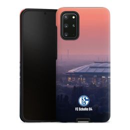 DeinDesign Galaxy S20 Plus Handy Panzer Handyh&uuml;lle robuste Outdoor H&uuml;lle Schutzh&uuml;lle matt Fc Schalke 04 Official Licensed Product Stadium Tough Case