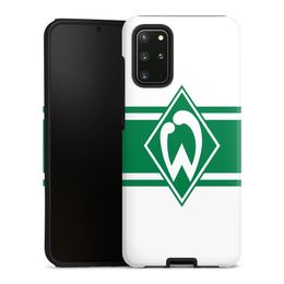 DeinDesign Galaxy S20 Plus Handy Panzer Handyh&uuml;lle robuste Outdoor H&uuml;lle Schutzh&uuml;lle matt Sv Werder Bremen Official Licensed Product Logo Tough Case