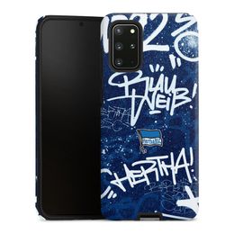 DeinDesign Galaxy S20 Plus Handy Panzer Handyh&uuml;lle robuste Outdoor H&uuml;lle Schutzh&uuml;lle matt Official Licensed Product Hertha Bsc Graffiti Tough Case