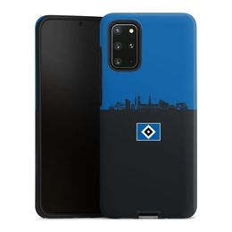 DeinDesign Galaxy S20 Plus Handy Panzer Handyh&uuml;lle robuste Outdoor H&uuml;lle Schutzh&uuml;lle matt Hsv Skyline Hamburg Tough Case