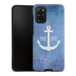 DeinDesign Galaxy S20 Plus Handy Panzer Handyh&uuml;lle robuste Outdoor H&uuml;lle Schutzh&uuml;lle matt Anchor Maritim Blue Tough Case
