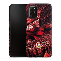 DeinDesign Galaxy S20 Plus Handy Panzer Handyh&uuml;lle robuste Outdoor H&uuml;lle Schutzh&uuml;lle matt Merchandise Official Licensed Product Bayer 04 Leverkusen Tough Case