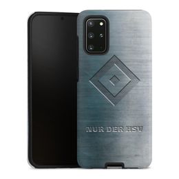 DeinDesign Galaxy S20 Plus Handy Panzer Handyh&uuml;lle robuste Outdoor H&uuml;lle Schutzh&uuml;lle matt Metallic Look Hsv Hamburger Sv Tough Case