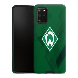 DeinDesign Galaxy S20 Plus Handy Panzer Handyh&uuml;lle robuste Outdoor H&uuml;lle Schutzh&uuml;lle matt Sv Werder Bremen Official Licensed Product Coat Of Arms Tough Case