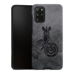 DeinDesign Galaxy S20 Plus Handy Panzer Handyh&uuml;lle robuste Outdoor H&uuml;lle Schutzh&uuml;lle matt Official Licensed Product Msv Duisburg Zebra Tough Case
