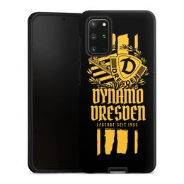 DeinDesign Galaxy S20 Plus Handy Panzer Handyh&uuml;lle robuste Outdoor H&uuml;lle Schutzh&uuml;lle matt Sg Dynamo Dresden Statement Sgd Tough Case