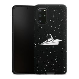 DeinDesign Galaxy S20 Plus Handy Panzer Handyh&uuml;lle robuste Outdoor H&uuml;lle Schutzh&uuml;lle matt Astronaut Comic Paper Tough Case