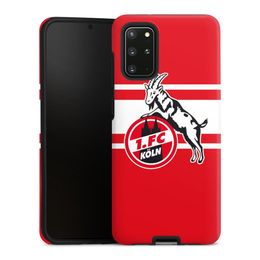 DeinDesign Galaxy S20 Plus Handy Panzer Handyh&uuml;lle robuste Outdoor H&uuml;lle Schutzh&uuml;lle matt Official Licensed Product Coat Of Arms 1. Fc K&ouml;ln Tough Case