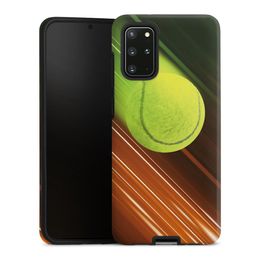DeinDesign Galaxy S20 Plus Handy Panzer Handyh&uuml;lle robuste Outdoor H&uuml;lle Schutzh&uuml;lle matt Ball Tennis Hobby Tough Case