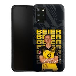 DeinDesign Galaxy S20 Plus Handy Panzer Handyh&uuml;lle robuste Outdoor H&uuml;lle Schutzh&uuml;lle matt Borussia Dortmund Maximilian Beier Bvb Tough Case