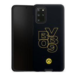 DeinDesign Galaxy S20 Plus Handy Panzer Handyh&uuml;lle robuste Outdoor H&uuml;lle Schutzh&uuml;lle matt Bvb Lettering Official Licensed Product Tough Case