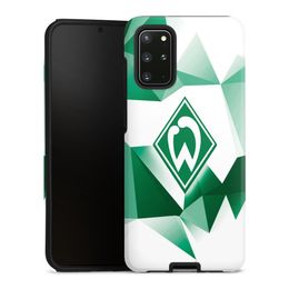 DeinDesign Galaxy S20 Plus Handy Panzer Handyh&uuml;lle robuste Outdoor H&uuml;lle Schutzh&uuml;lle matt Tarnmuster Sv Werder Bremen Official Licensed Product Tough Case