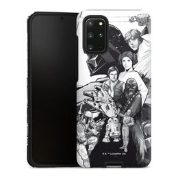DeinDesign Galaxy S20 Plus Handy Panzer Handyh&uuml;lle robuste Outdoor H&uuml;lle Schutzh&uuml;lle matt Star Wars Official Licensed Product Darth Vader Tough Case