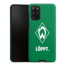 DeinDesign Galaxy S20 Plus Handy Panzer Handyh&uuml;lle robuste Outdoor H&uuml;lle Schutzh&uuml;lle matt Sv Werder Bremen Statement Official Licensed Product Tough Case